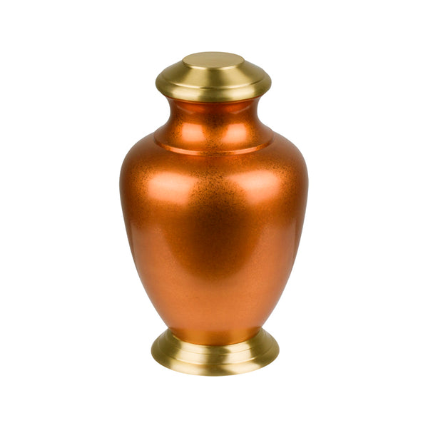 Copper Colour Cremation Urn for Ashes - The URN Collective